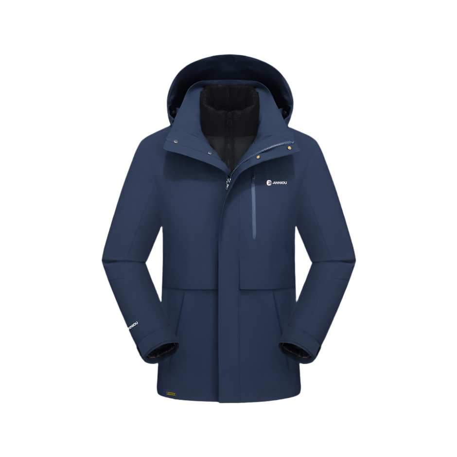 Men's 3-in-1 Removable Down Ski Coat - Sidiou Group