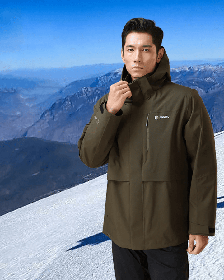 Men's 3-in-1 Removable Down Ski Coat - Sidiou Group