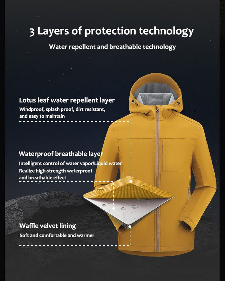 Unisex Softshell Hiking Jacket - Sidiou Group