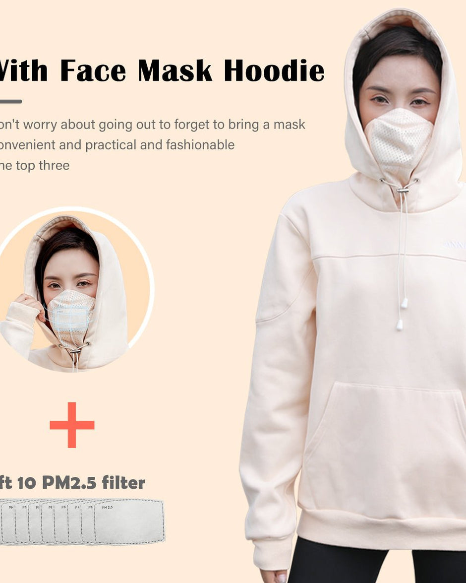 Men and Women's Mask Hoodie - Sidiou Group